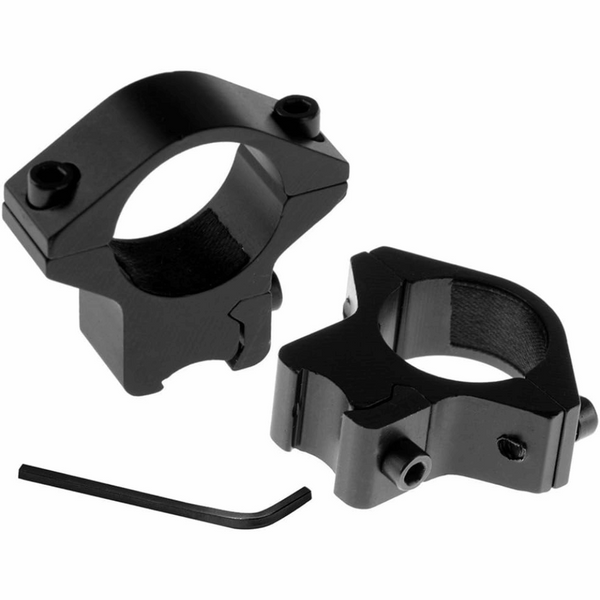 2 Pc Picatinny and Weaver Oval Scope Rings – Shooters Mart